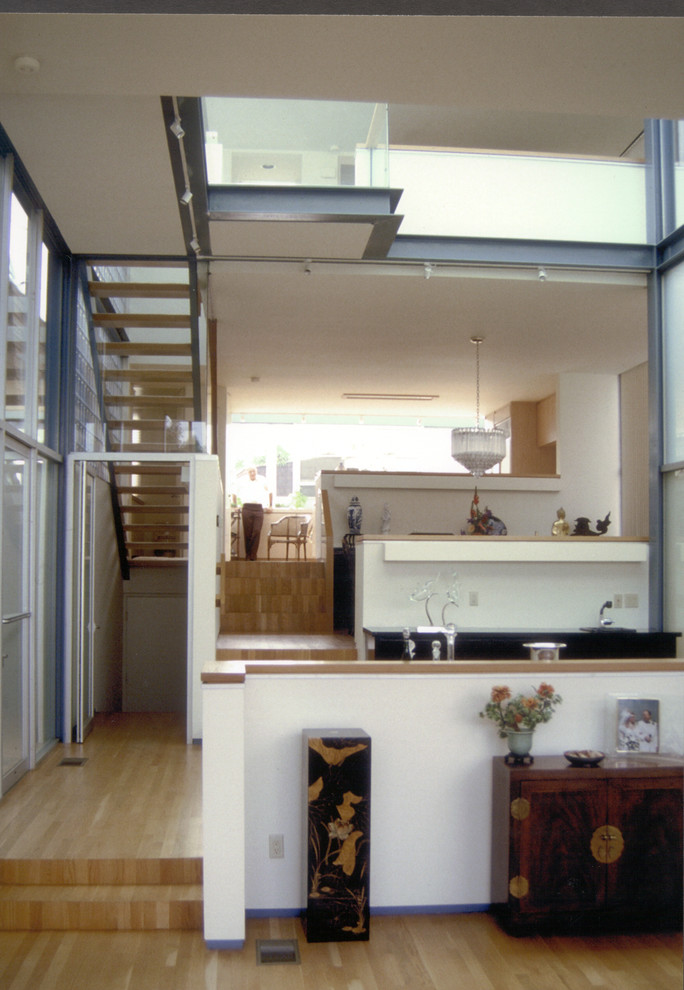 Naples Canal House Tri-Level Interior - Eclectic - Living Room - San ...