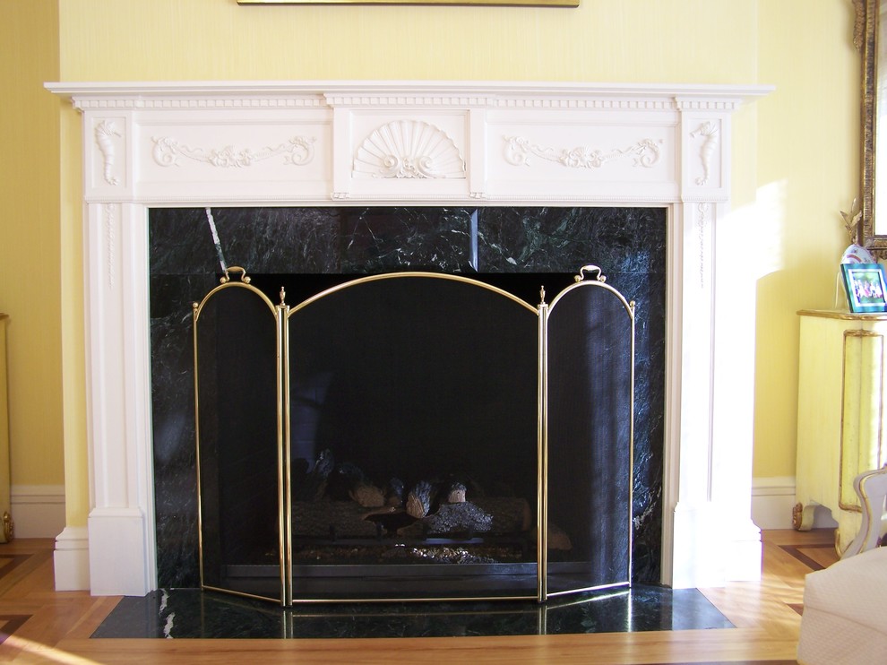 Nautical Themed Mantel - Eclectic - Living Room - Boston - by G. B ...