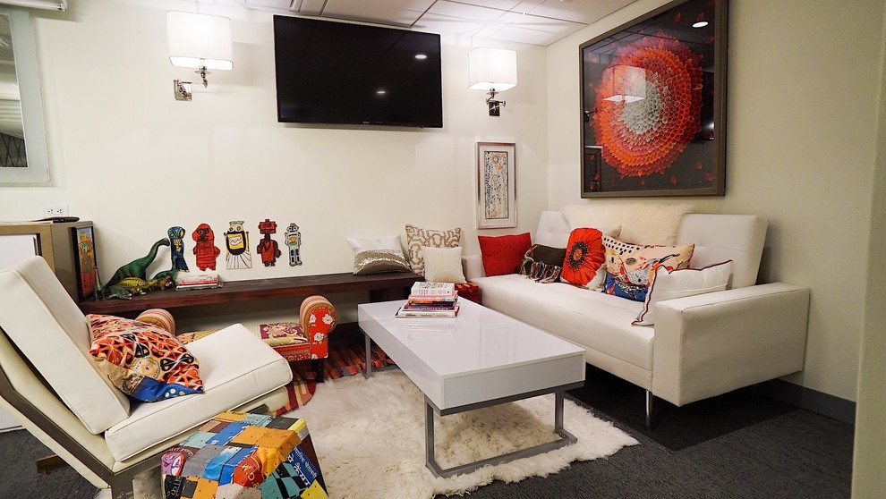 NBC Dressing Room: Boho-Chic Backstage Refuge - Contemporary - Living ...