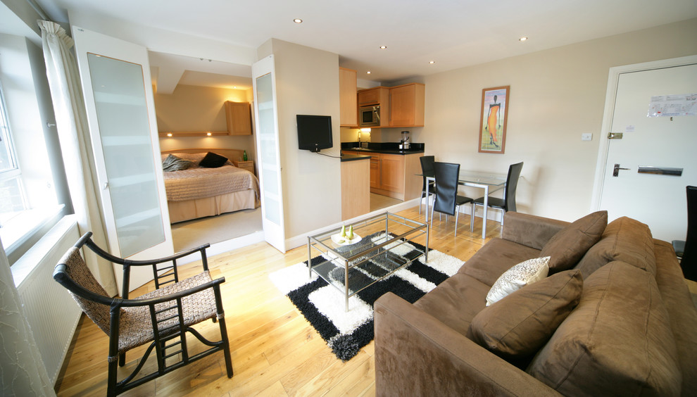 Nell Gwynn house studio flat - Modern - Living Room - London - by ...