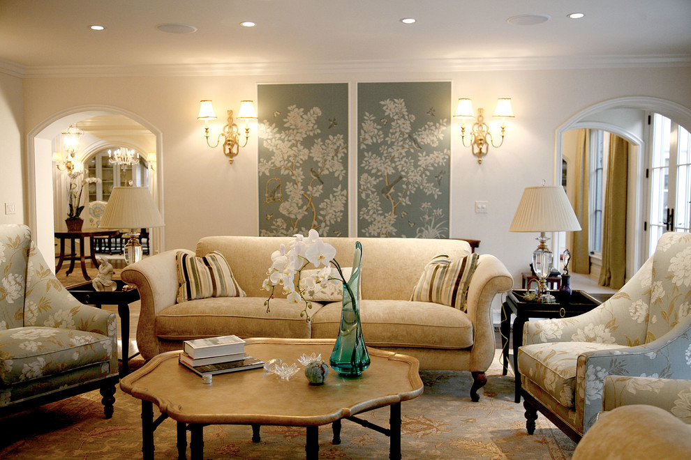 Neoclassical Residence in San Marino - Classique - Salon - Los Angeles ...