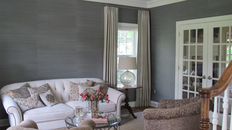 Neutral Drapery Panels with Greek Key leading edge detail. - Clásico ...