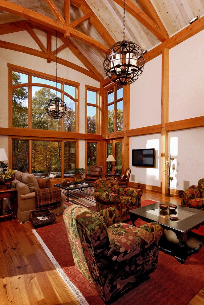 New Custom Home - Natural Surroundings - Rustic - Living Room - DC ...