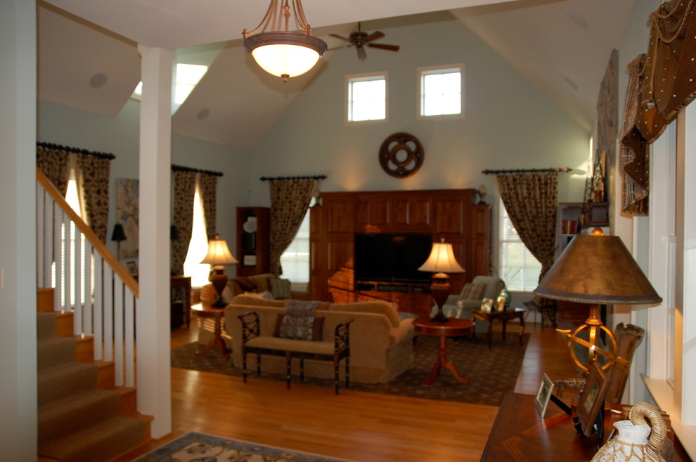 New England Neo Colonial - Traditional - Living Room - Richmond - by ...