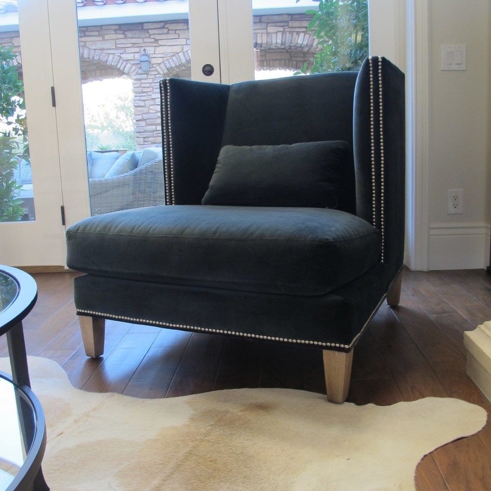 New Take on a Wing Chair - Transitional - Living Room - Other - by The ...