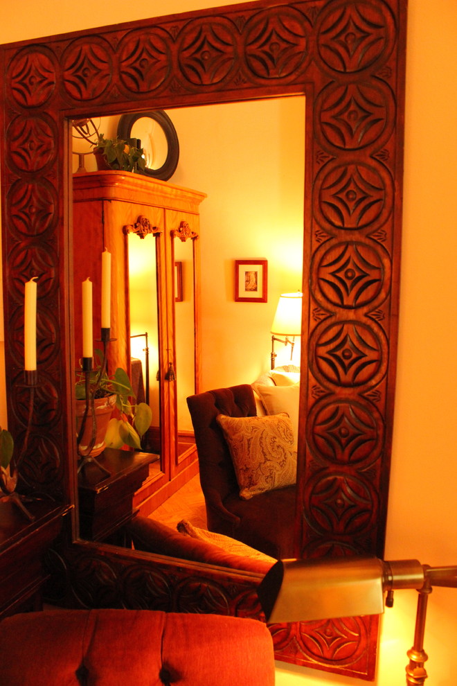 New York Brownstone Garret - Traditional - Living Room - New York | Houzz