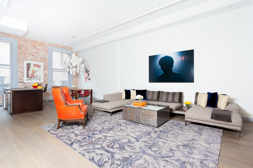 New York CastIron Loft - Industrial - Living Room - New York - by James ...