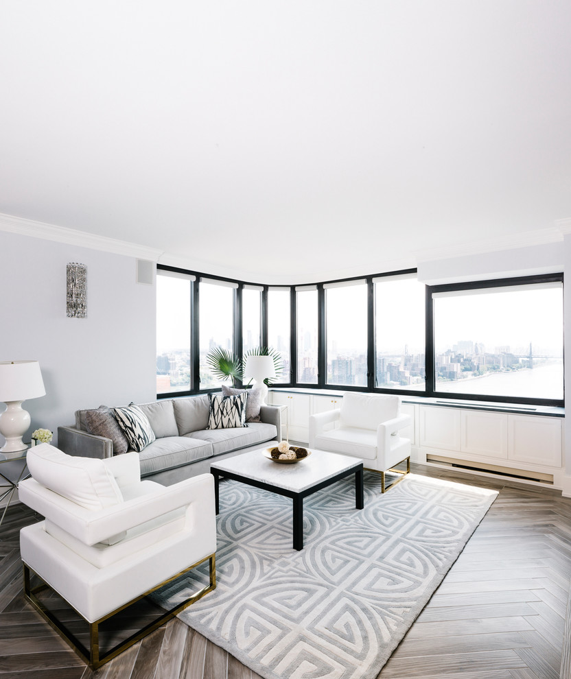 New York City Condo - Moderno - Soggiorno - New York - di Megan Allen ...