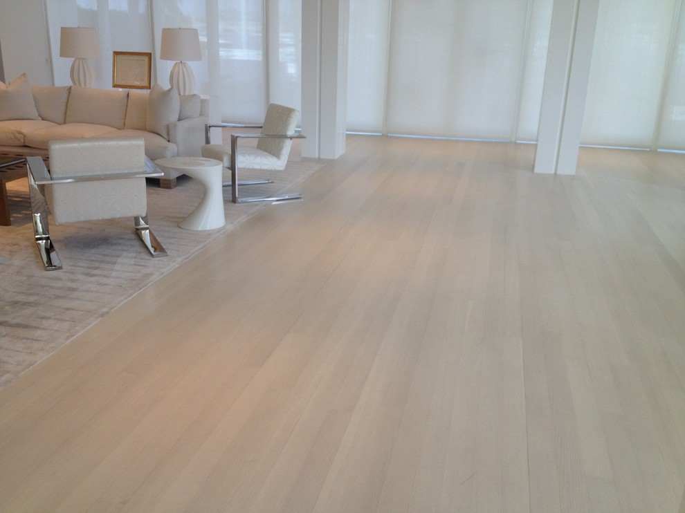 Newly Refinished Bleached Out White Oak Floors - Balboa Island, CA ...