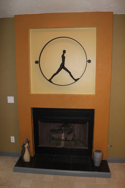 Niches and shelves to display art, all constructed by MH Construction ...