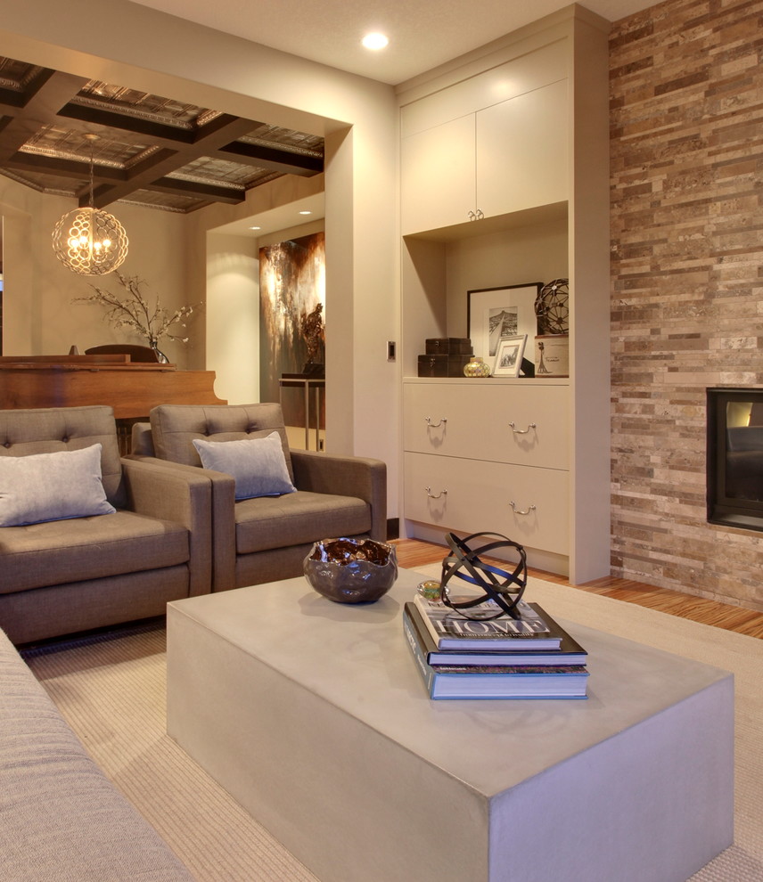 Nicholson Residence - Contemporary - Living Room - Calgary - by ...