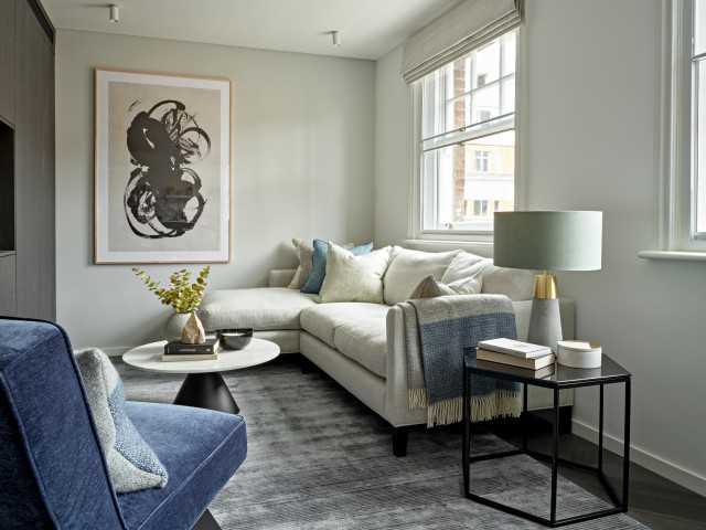 No. 14 - Contemporary - Living Room - London - by Alfred House Interior ...