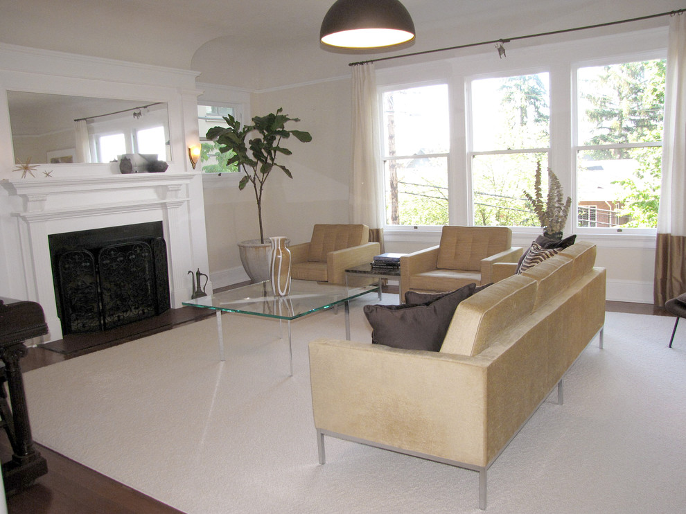 North West Hillside Residence - Contemporary - Living Room - Portland ...