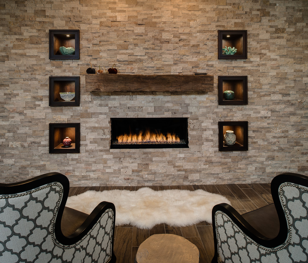 Northville Lower Level - Design & Build - Transitional - Living Room ...