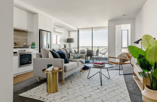 NOTT STREET - Contemporain - Salon - Melbourne - par Twostyle | Houzz