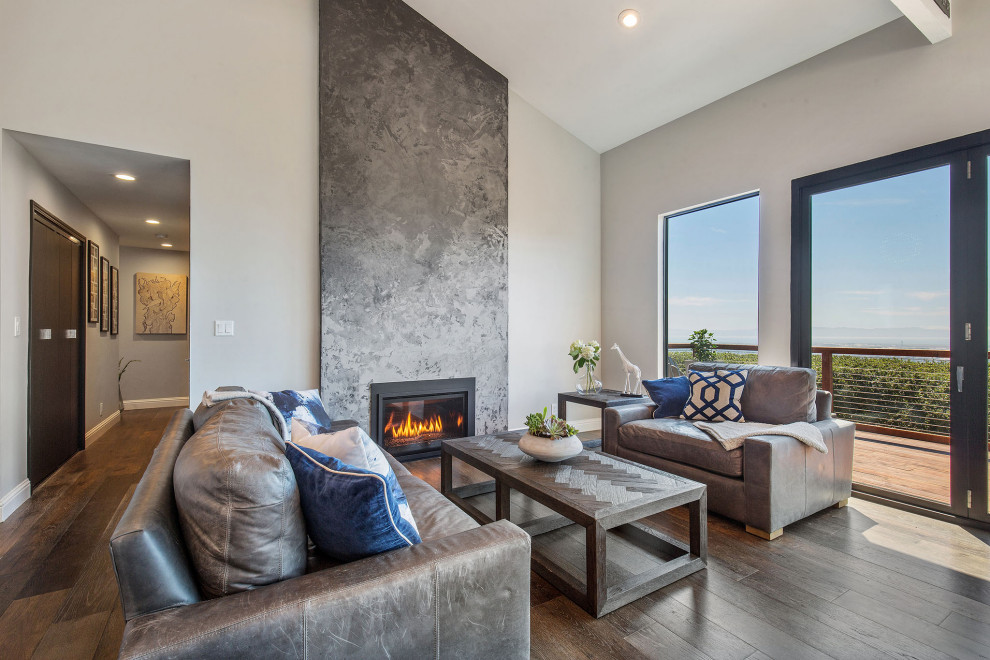 Oakland Hills Modern Ranch - Modern - Living Room - San Francisco - by ...