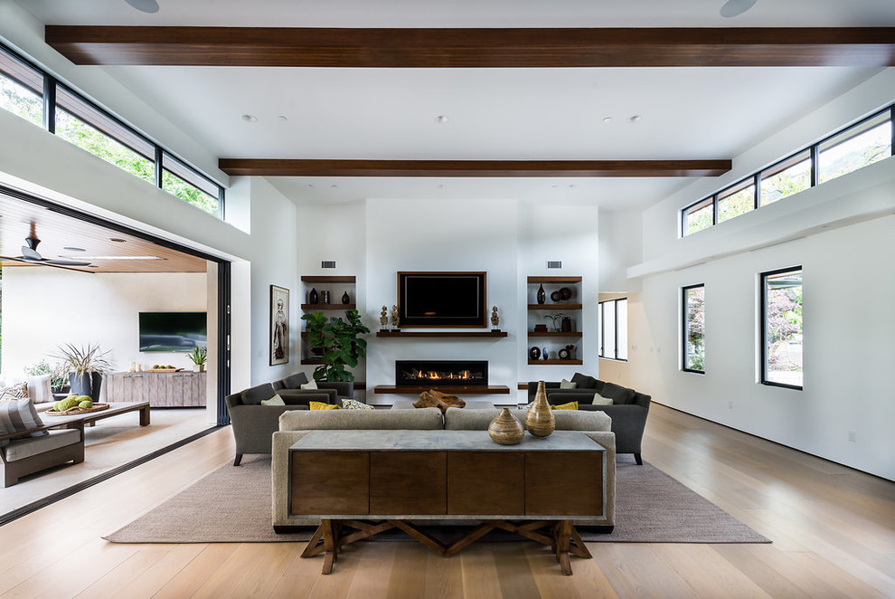 Okimoto Residence - Contemporary - Living Room - San Luis Obispo - by ...