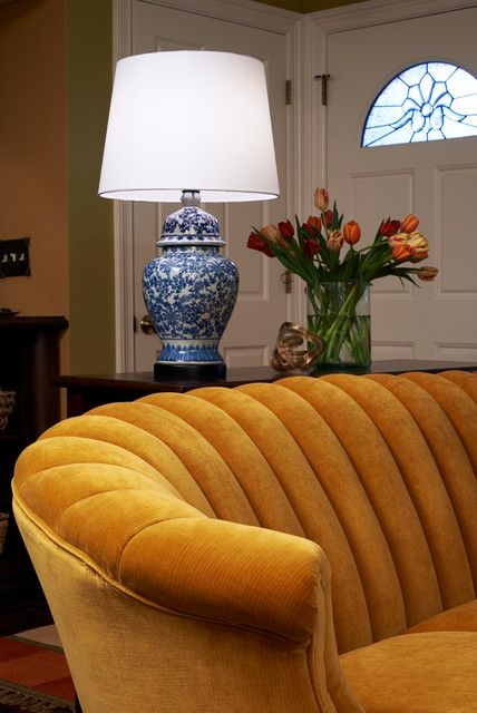 Old English Library - Traditional - Living Room - Portland - by Robin ...