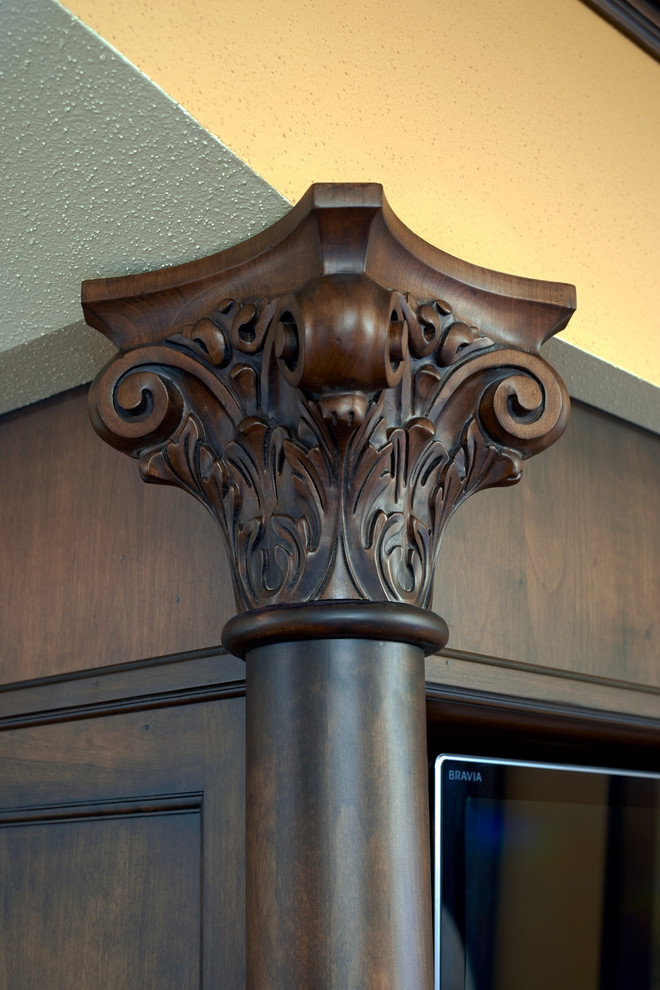 Old English Library - Traditional - Living Room - Portland - by ...