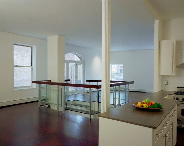 Old School House Loft - Modern - Living Room - New York - by MKDS ...