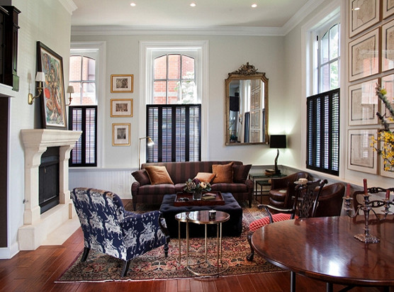 Old School Loft - Traditional - Living Room - Chicago - by Space Lab ...