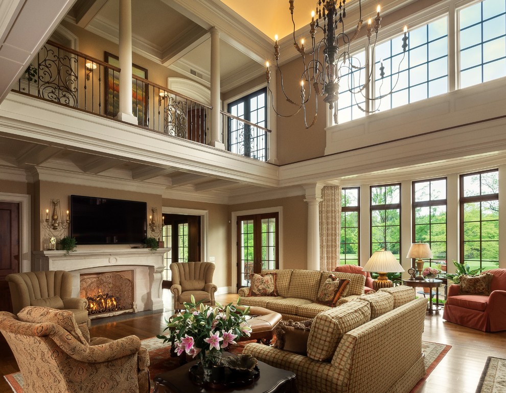 Old World Manor Living Room* - Mediterranean - Living Room - Columbus ...