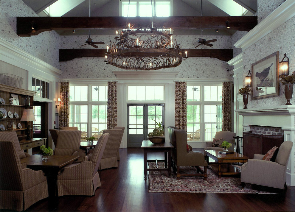 Oldfield Clubhouse - Traditional - Living Room - Atlanta - by KS ...