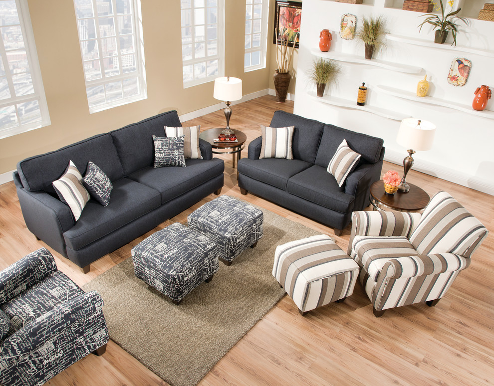 Omega Denim Collection with Casual Flair - Contemporary - Living Room ...