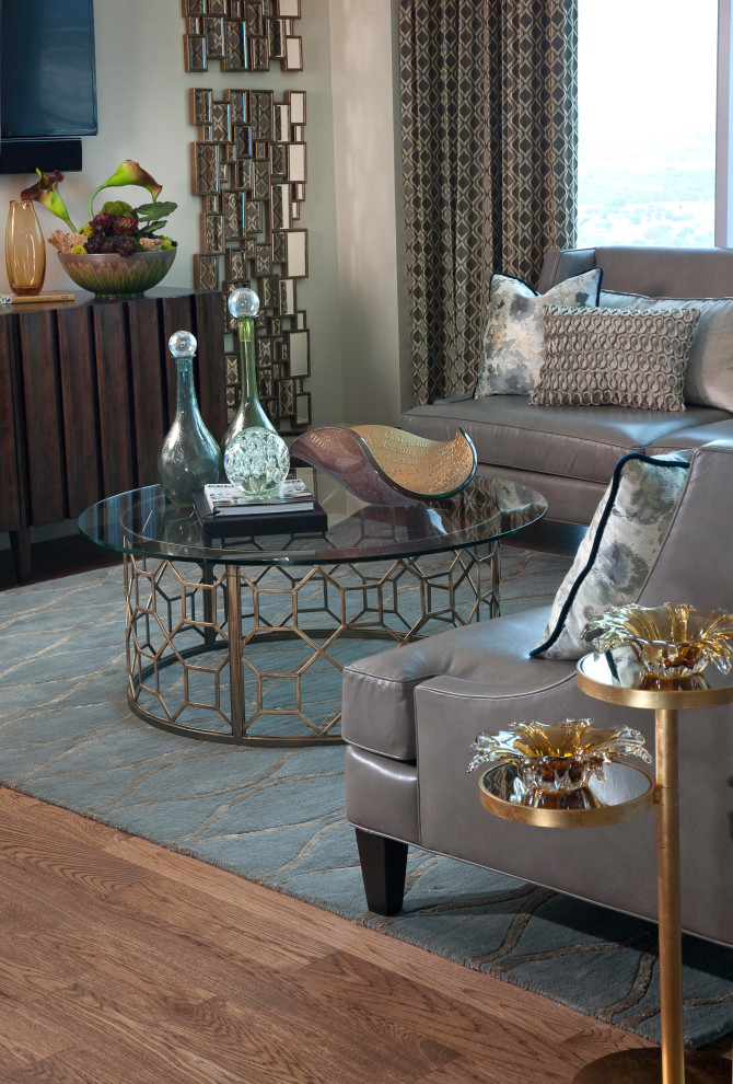 Omni High Rise - Contemporary - Living Room - Dallas - by Susan ...