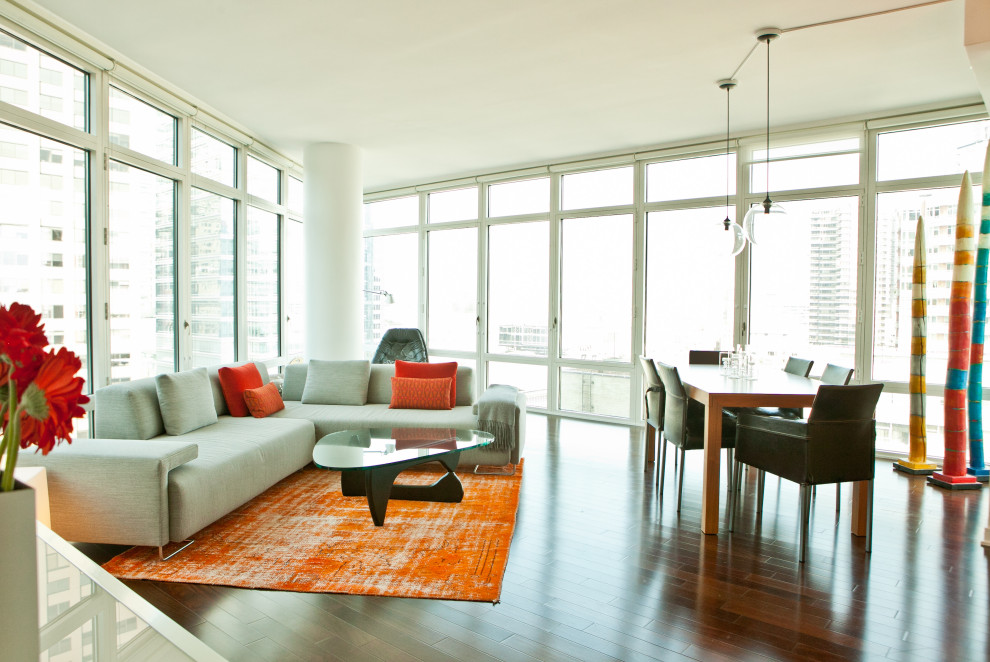 Open area - Contemporary - Living Room - New York - by Navia Design | Houzz