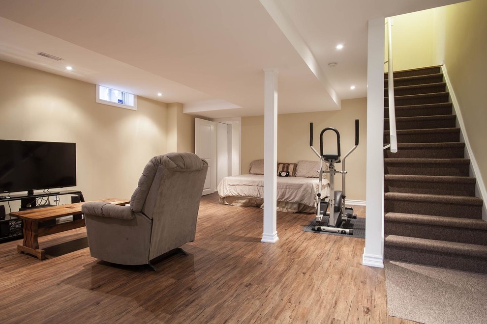 Open Concept small Basement. Get the most from your small space ...