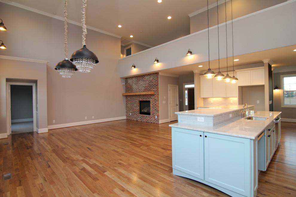 Open Living Design - Contemporary - Living Room - Raleigh - by Stanton ...