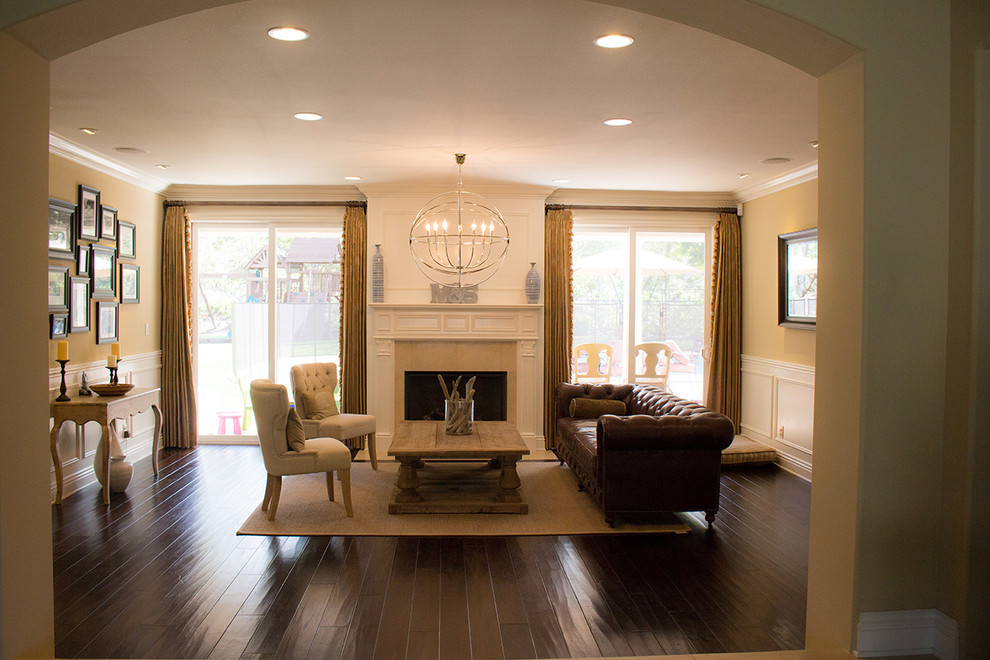 Open Loft TV Room - Traditional - Living Room - Los Angeles - by ...