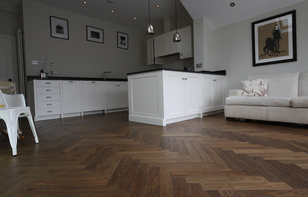 Open Plan Herringbone Project - Modern - Living Room - Essex - by The ...