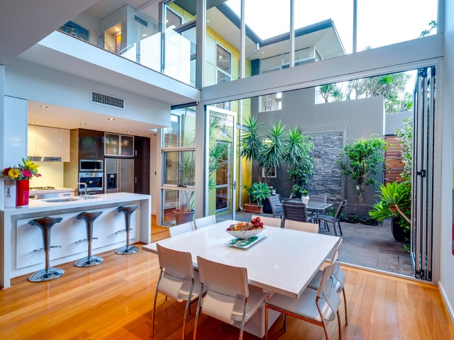 Open Plan Living Void - Modern - Living Room - Perth - by Tascone ...