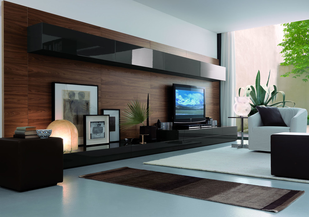 Open Wall Unit - Modern - Living Room - Chicago - by Home Element ...