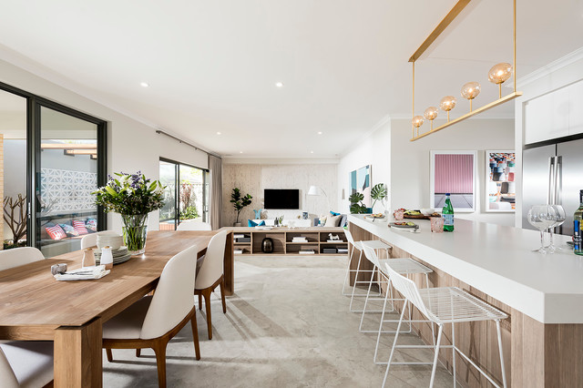 Our Display Homes - The Nelson I - Midcentury - Living Room - Perth ...