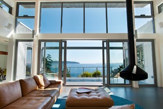 Our Fiberglass Windows - Living Room - Vancouver - by Cascadia Windows ...