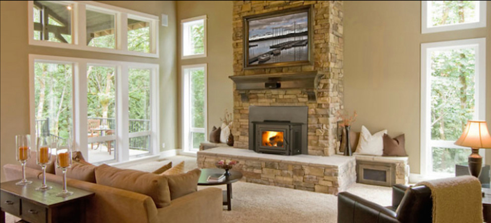 Our Fireplaces - Transitional - Living Room - Denver - by Inglenook ...