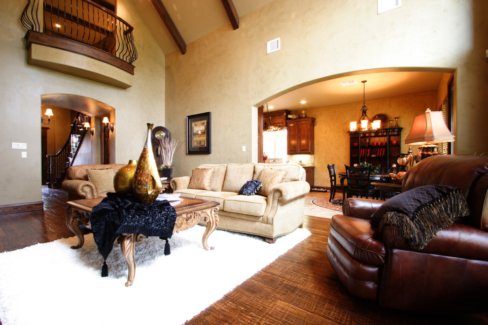 Over the years....Custom Homes of Texas - Traditional - Living Room ...
