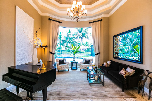 Parkland Country Club Living Room - Traditional - Living Room - Miami ...