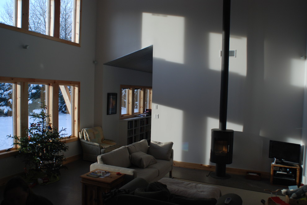 Passive Solar Residence Prince Edward Island Canada - Modern - Living ...