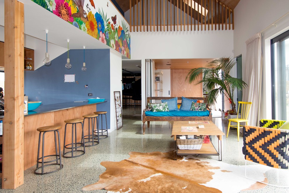 Patiki Beach House - Contemporary - Living Room - Auckland - by Box ...