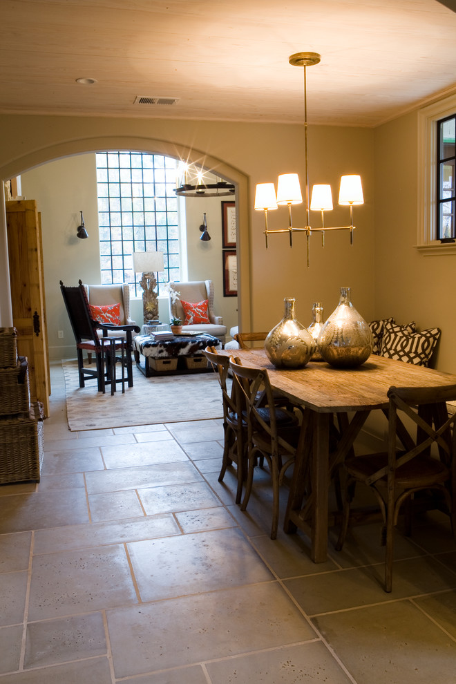 Peacock Pavers by Josh Moates - Transitional - Dining Room - Miami - by ...