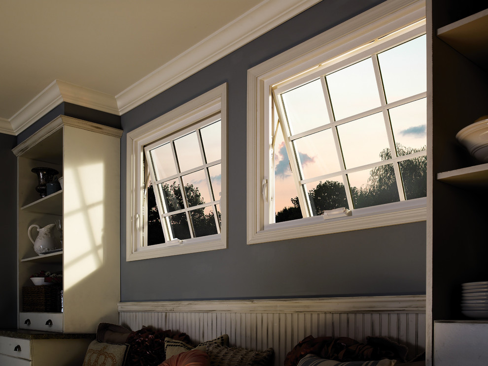 Pella® 350 Series Awning window - Traditional - Living Room - Cedar ...