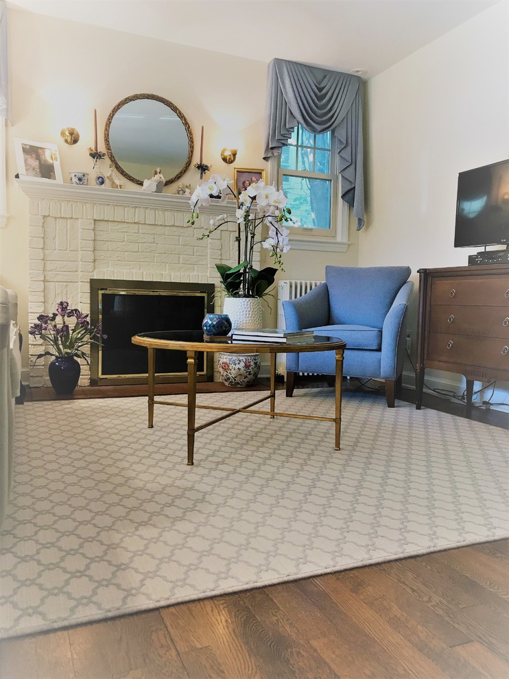 Periwinkle Blue - Traditional Living Room - Traditional - Living Room ...