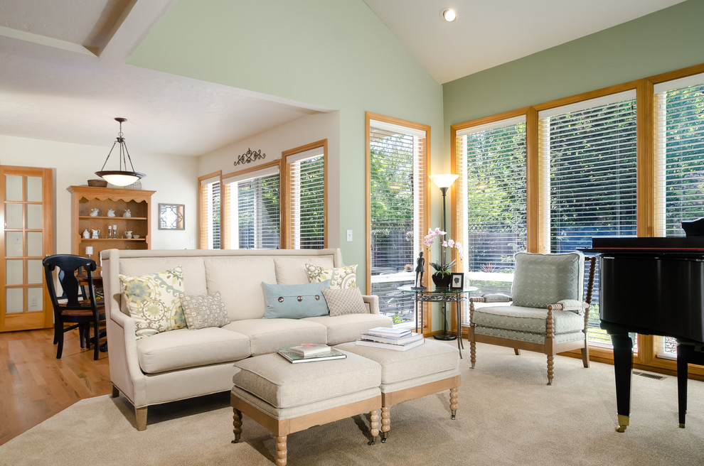 Periwinkle Music Room - Transitional - Living Room - Other - by ...