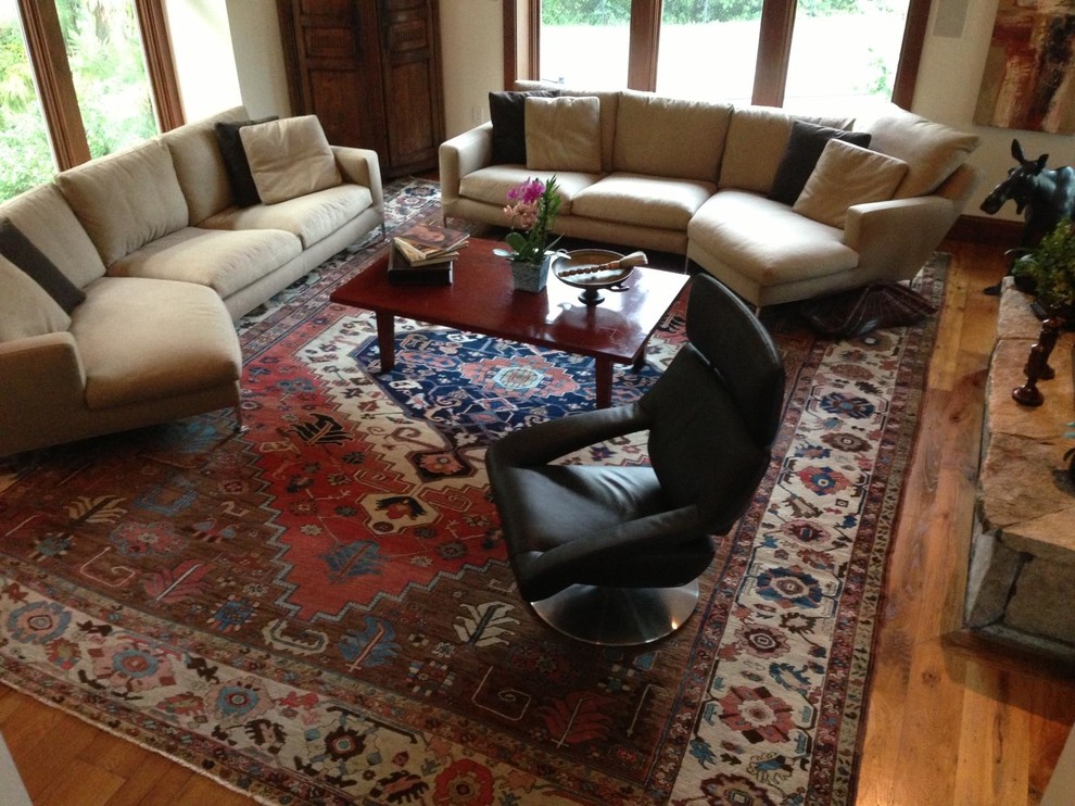 Peter Pap Rugs in Interior Spaces - Mediterranean - Living Room - San ...