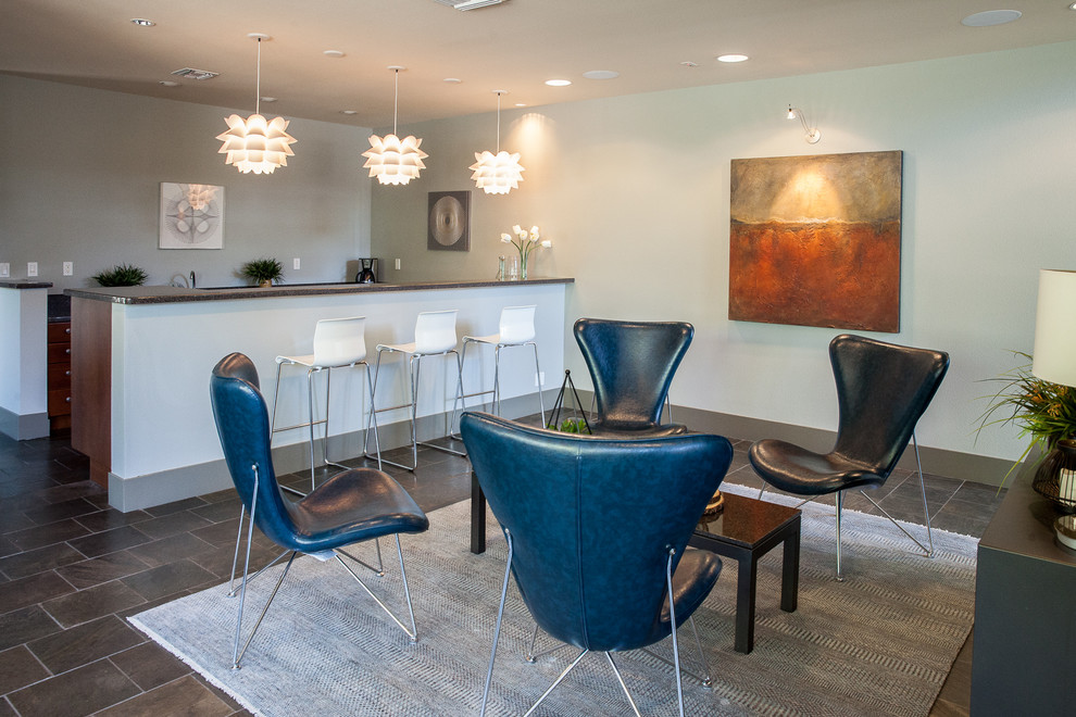 Peterkort Woods Club House - Modern - Living Room - Portland - by Du ...