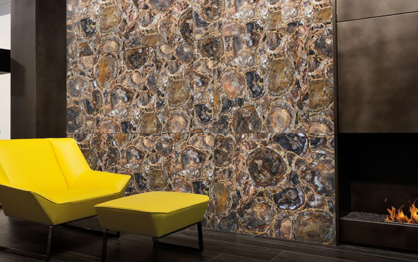 Petrified Wood Vertical Surrounding- Aura Semi Precious Stone ...